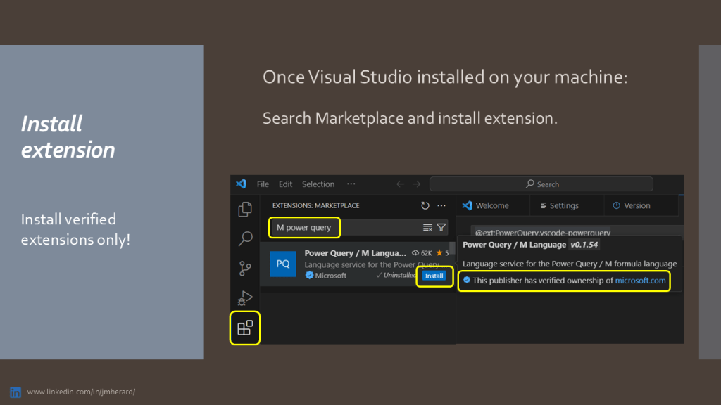 Visual Studio Code for Power Query – BI2020.blog